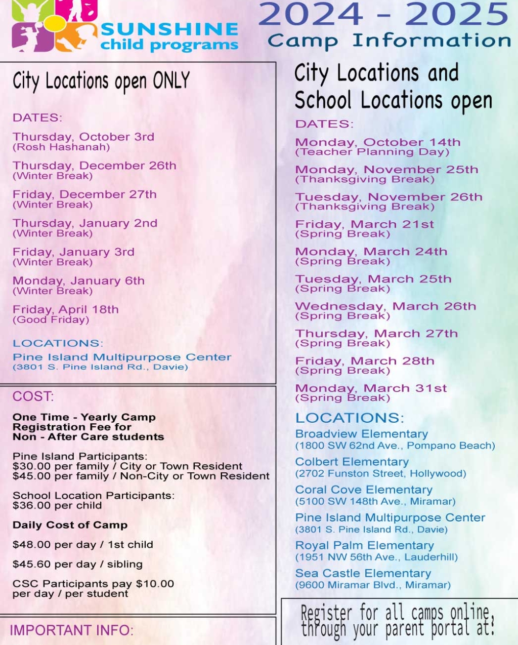 Home - Sunshine Child Programs