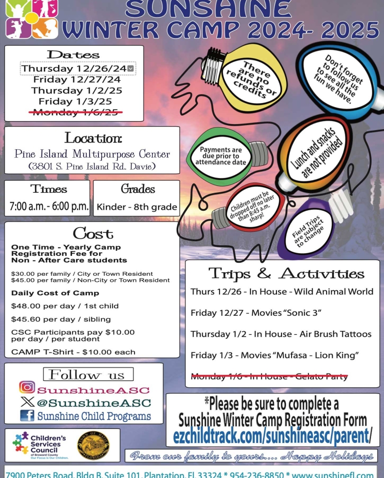 Home - Sunshine After School Programs